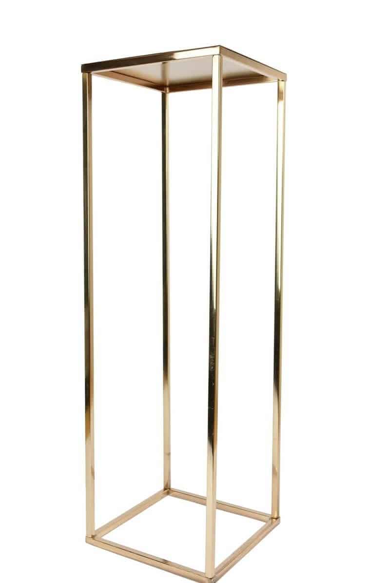 Location Colonne en métal Or 80cm - Pic-Event